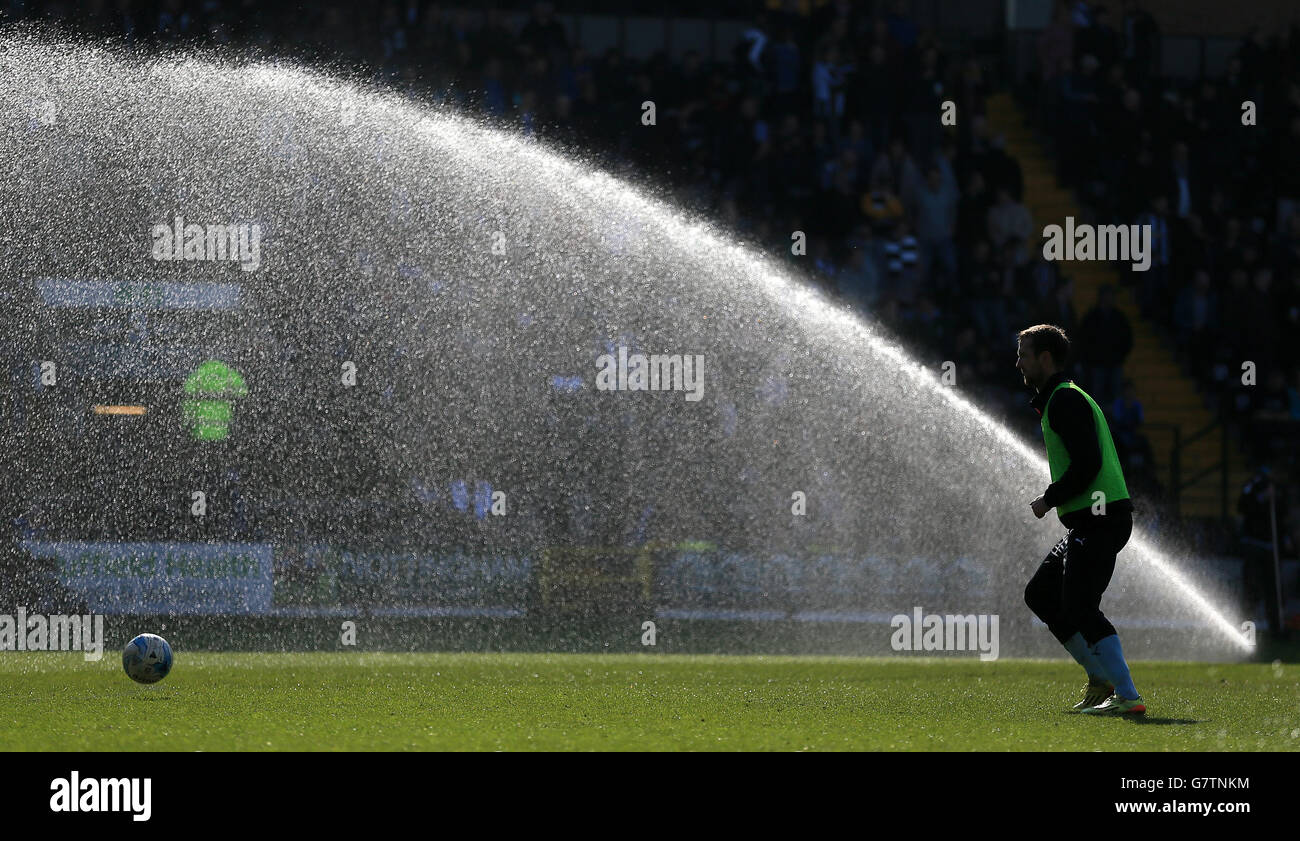 Coventry City's Andrew Webster during the warm up before the game ...