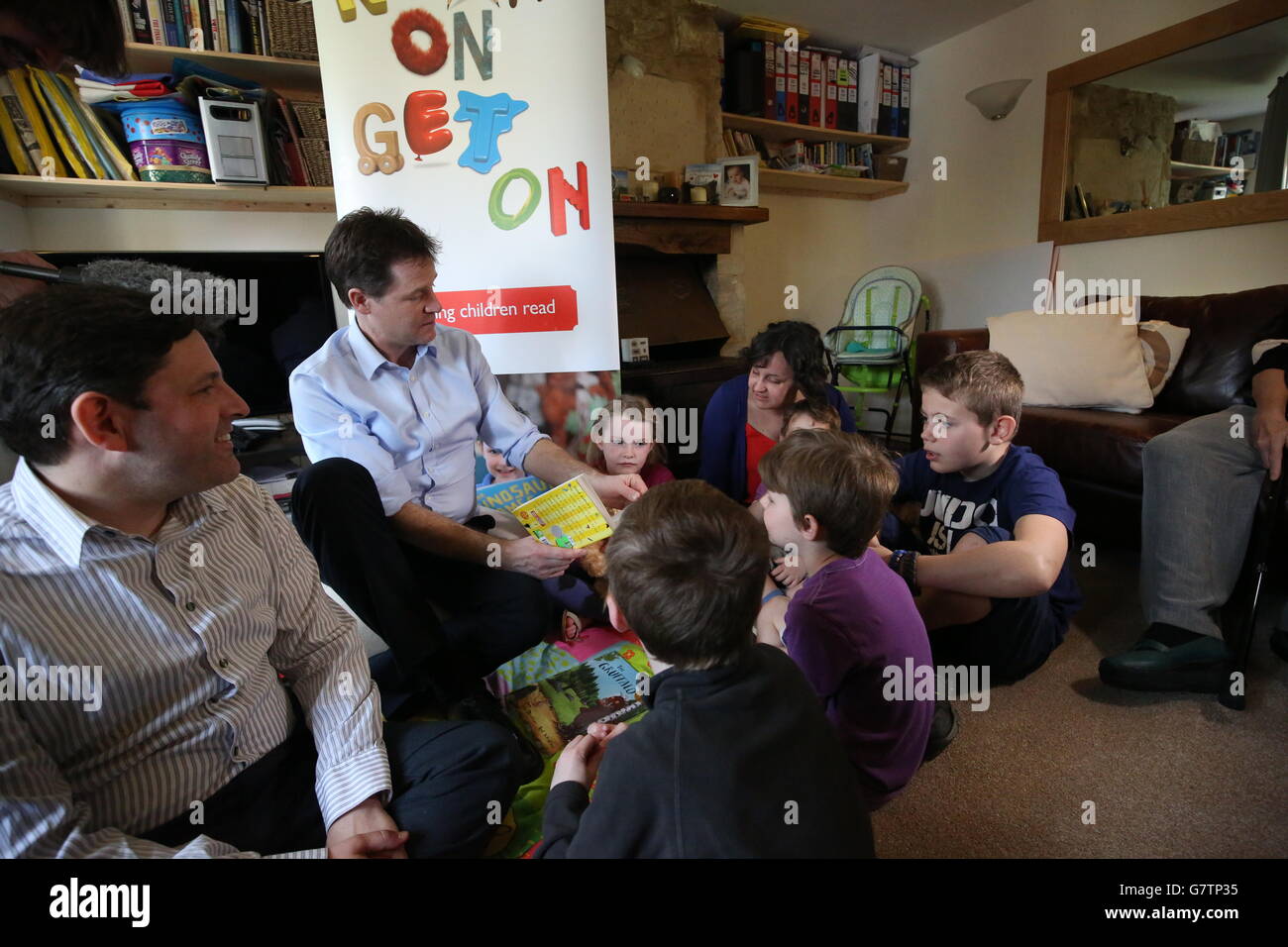 Save the Children's new reading campaign Stock Photo - Alamy