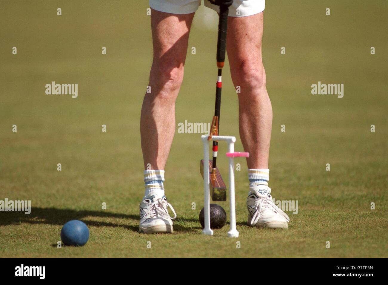Croquet. The Field of Croquet Stock Photo - Alamy
