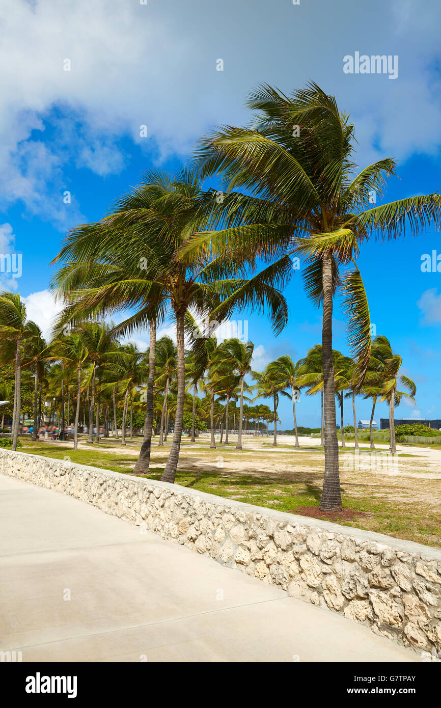 Miami south Beach entrance in Florida USA Stock Photo - Alamy