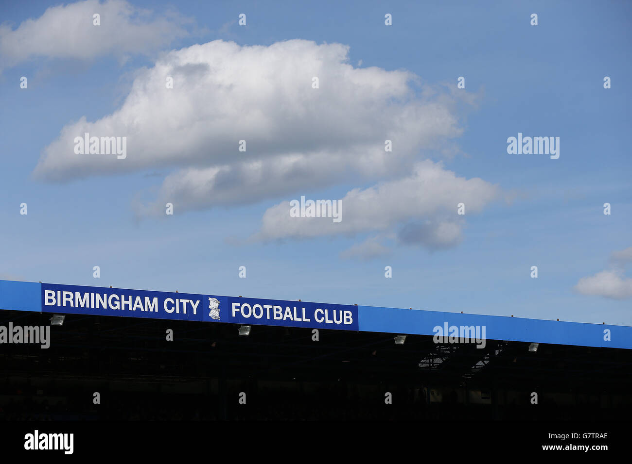 A general view of Birmingham City's ground during the game against ...
