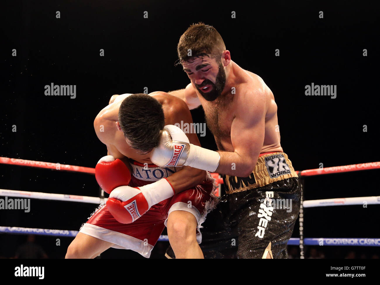 Boxing - First Direct Arena Stock Photo - Alamy