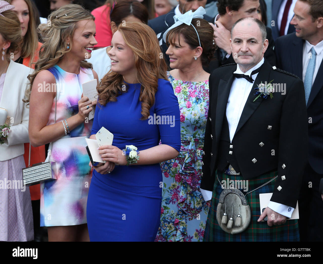 Andy Murray's dad Willie Murray and family at Dunblane Cathedral ...
