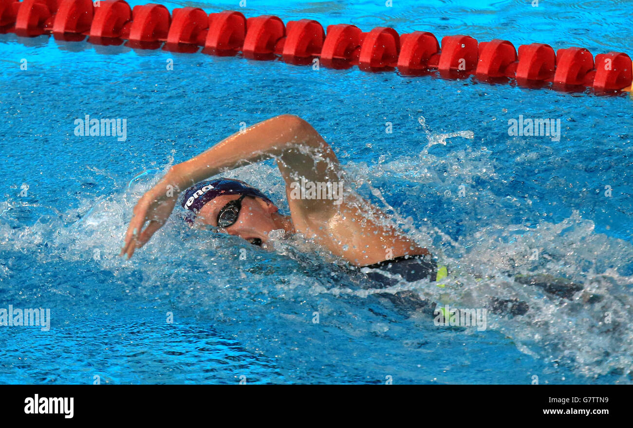 Francesca Halsall during the women's open 100m freestyle heats during ...