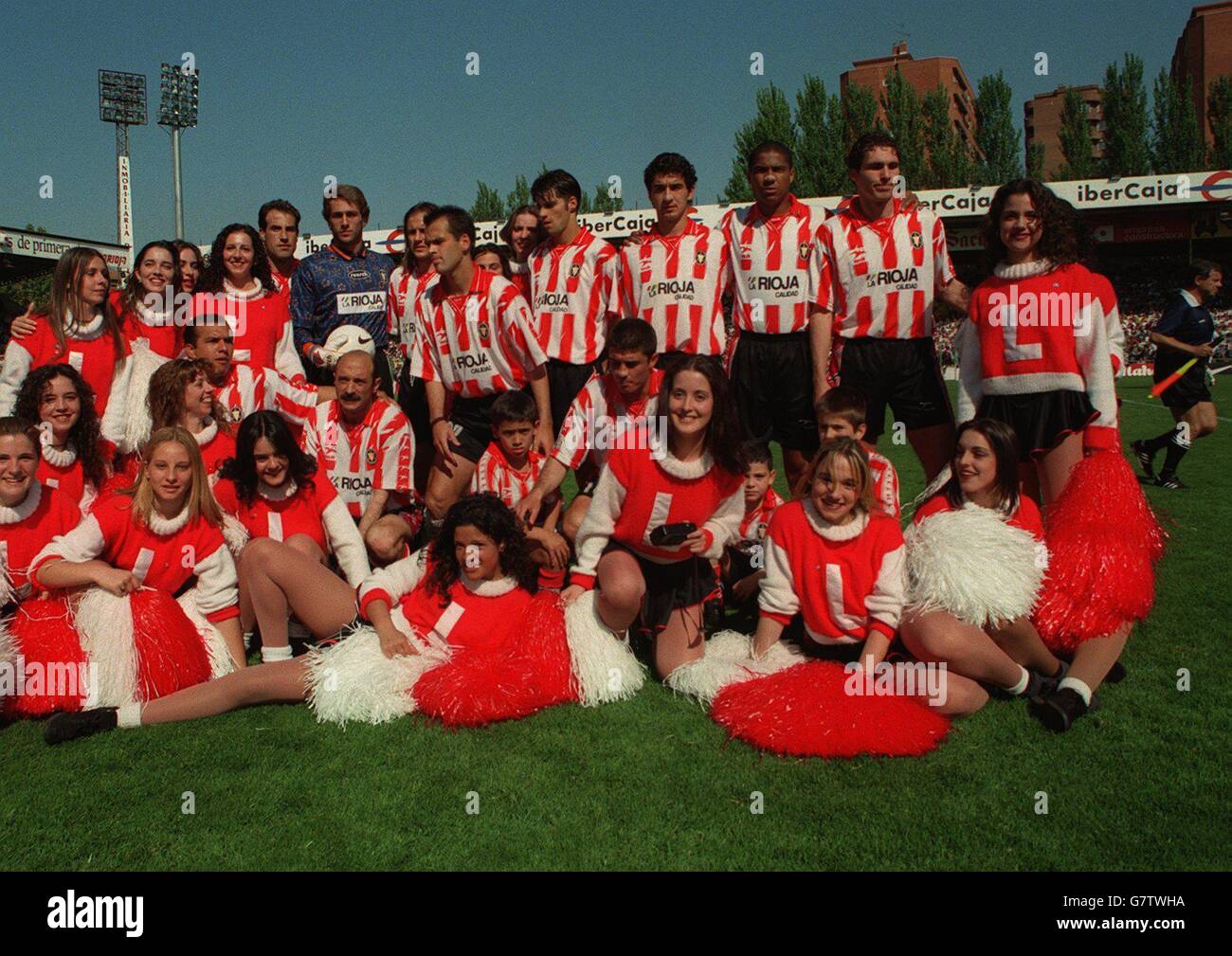 Spanish Soccer - Logrones v Real Madrid. Logrones Team Stock Photo - Alamy