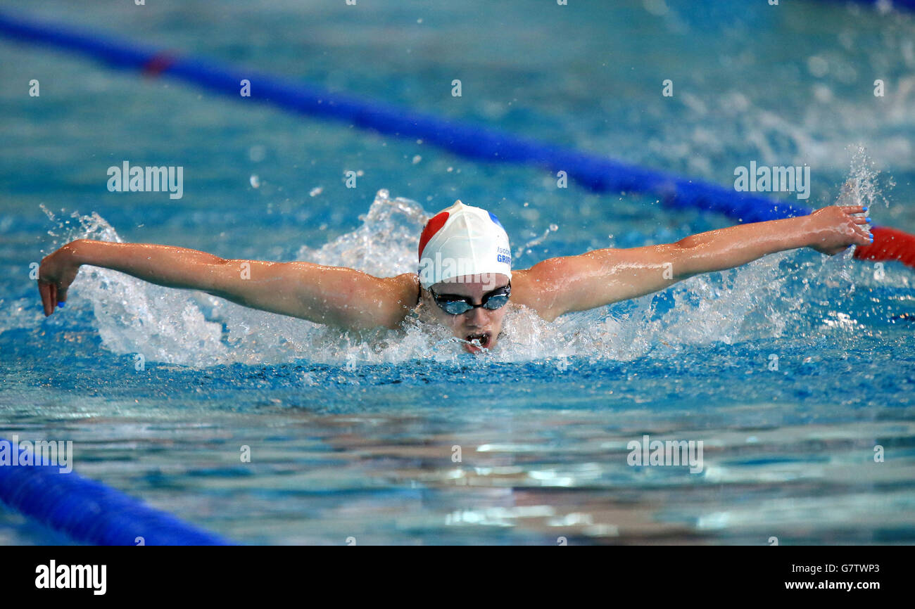 Isobel Griffiths during the women's 200m butterfly heats during the ...