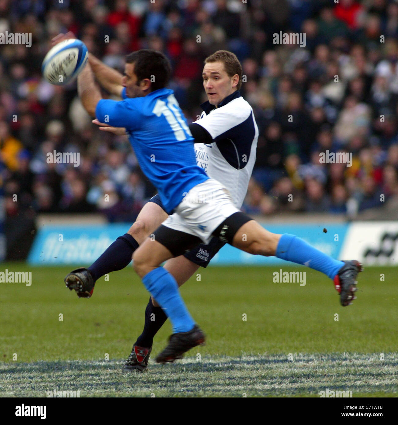 Rugby union rbs nations championship 2005 scotland italy murrayfield ...