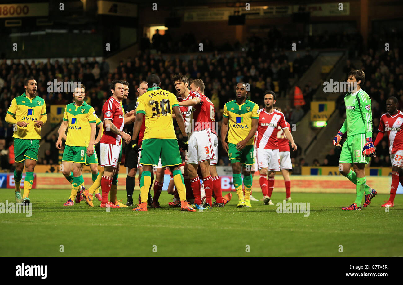 Soccer - Sky Bet Championship - Norwich City v Middlesbrough - Carrow ...