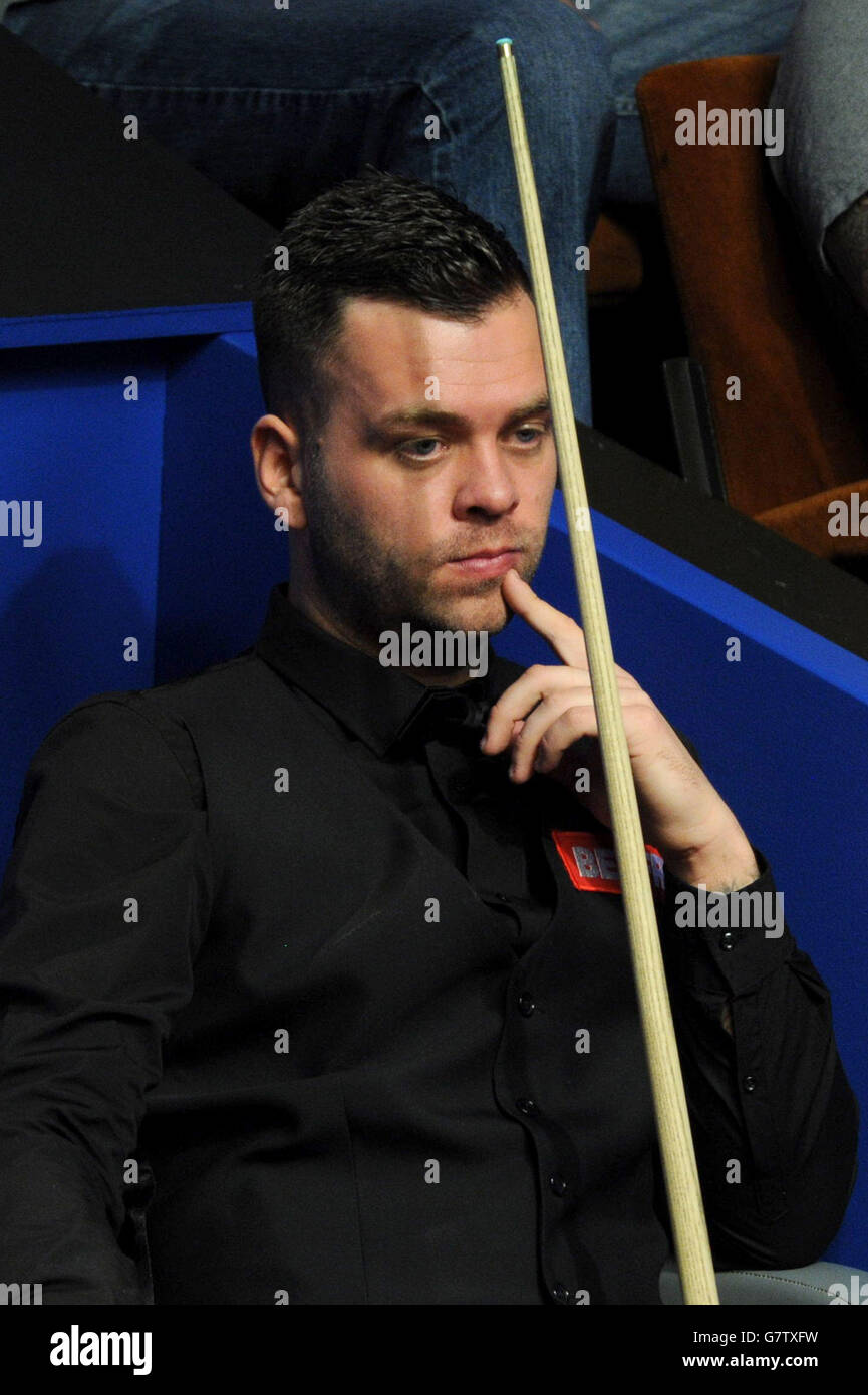 Jimmy Robertson during his match against Marco Fu during the Betfred ...