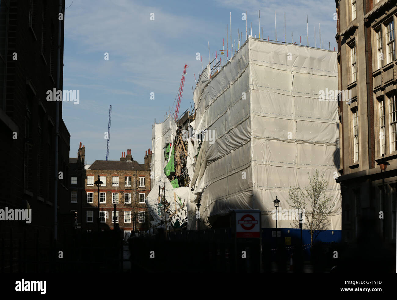 Building Collapse In Central London High Resolution Stock Photography ...