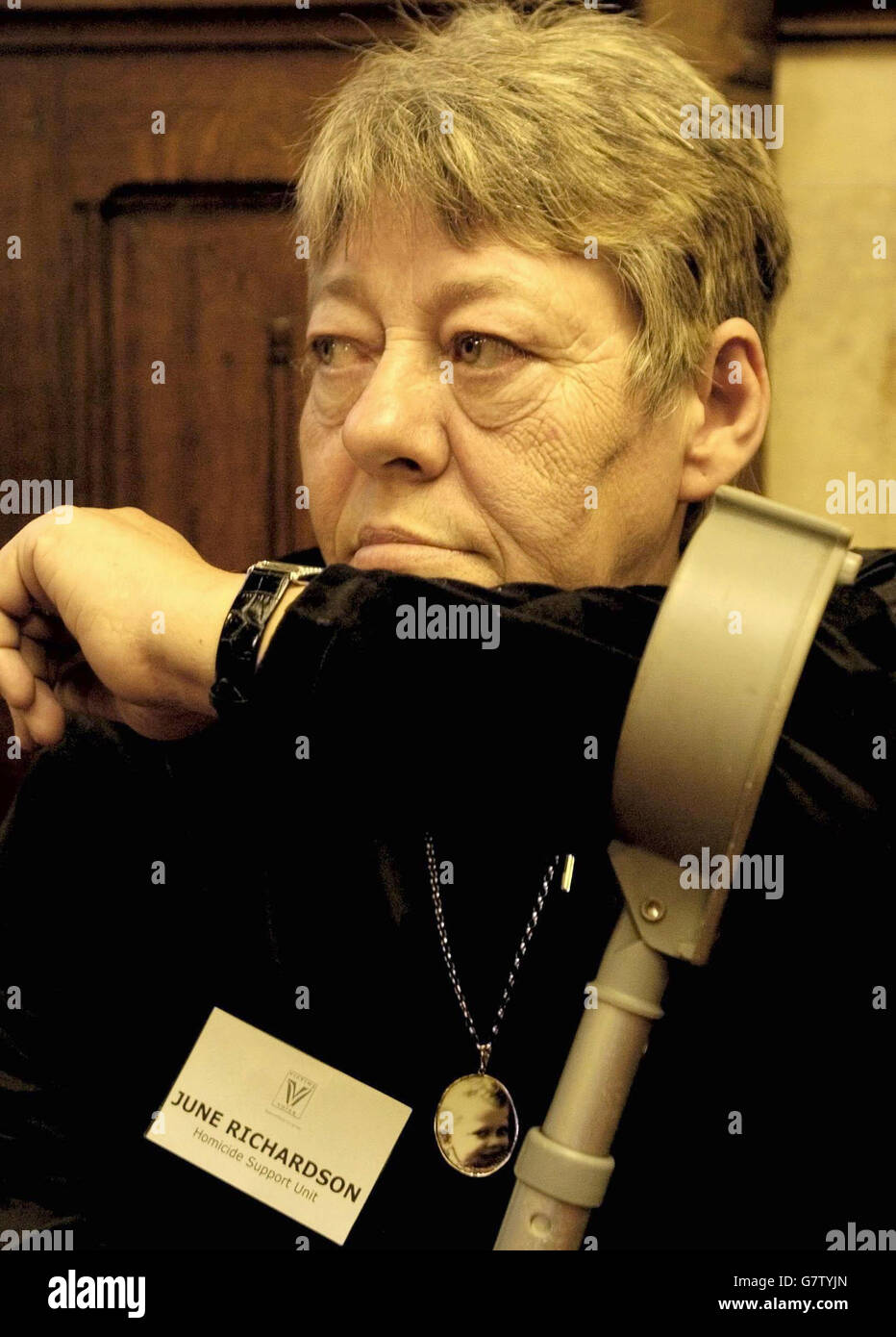 June Richardson, whose four-year-old son, Martin, was strangled by ...