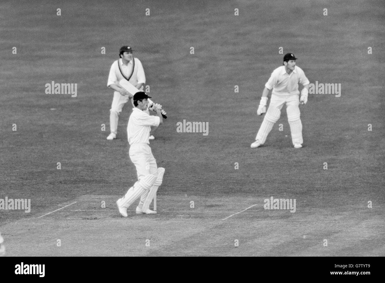 At the st lawrence cricket ground Black and White Stock Photos & Images ...