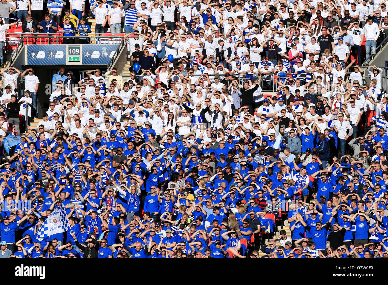 Reading fans in the stands during the game hi-res stock photography and ...