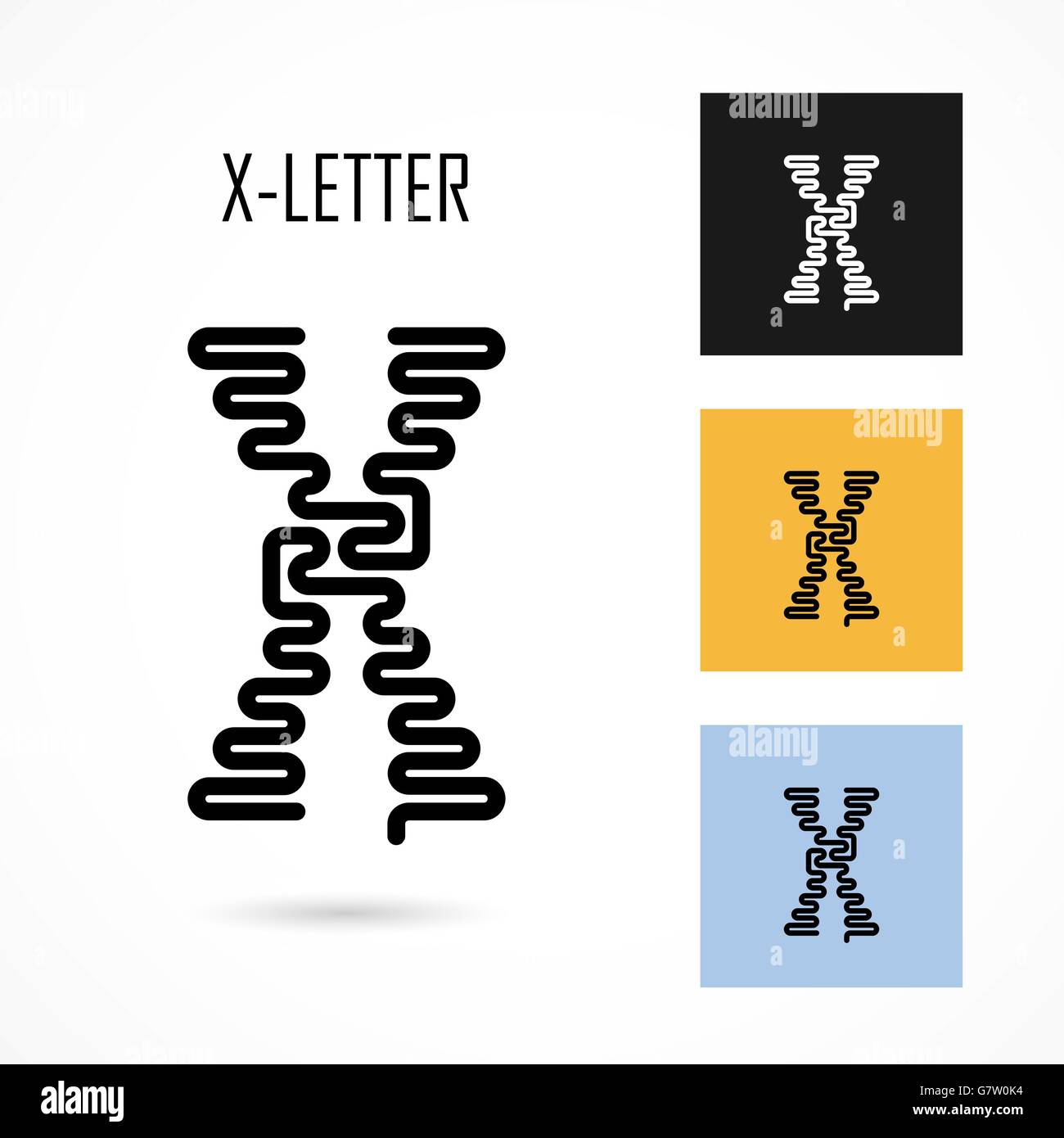 Creative X- letter icon abstract logo design vector template.Creative X ...
