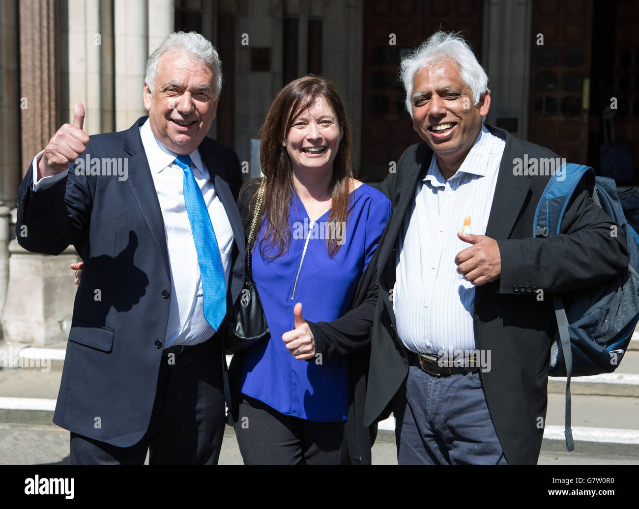(left to right) Andy Erlam, Angela Moffat and Azmal Hussein, who ...