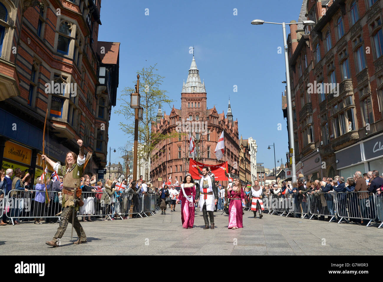 St George's Day celebrations Stock Photo - Alamy
