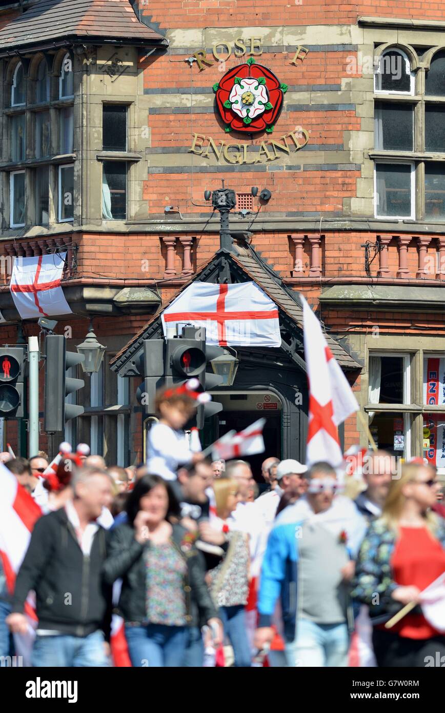 St George's Day celebrations Stock Photo - Alamy