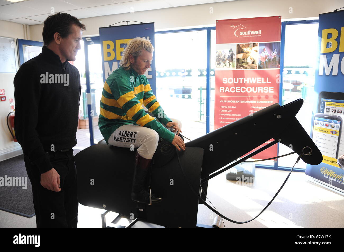 Jockey tony mccoy at southwell racecourse hi-res stock photography and ...