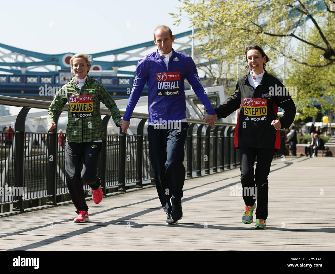 British Runners (left to right) Sonia Samuels, Scott Overall and Emma ...