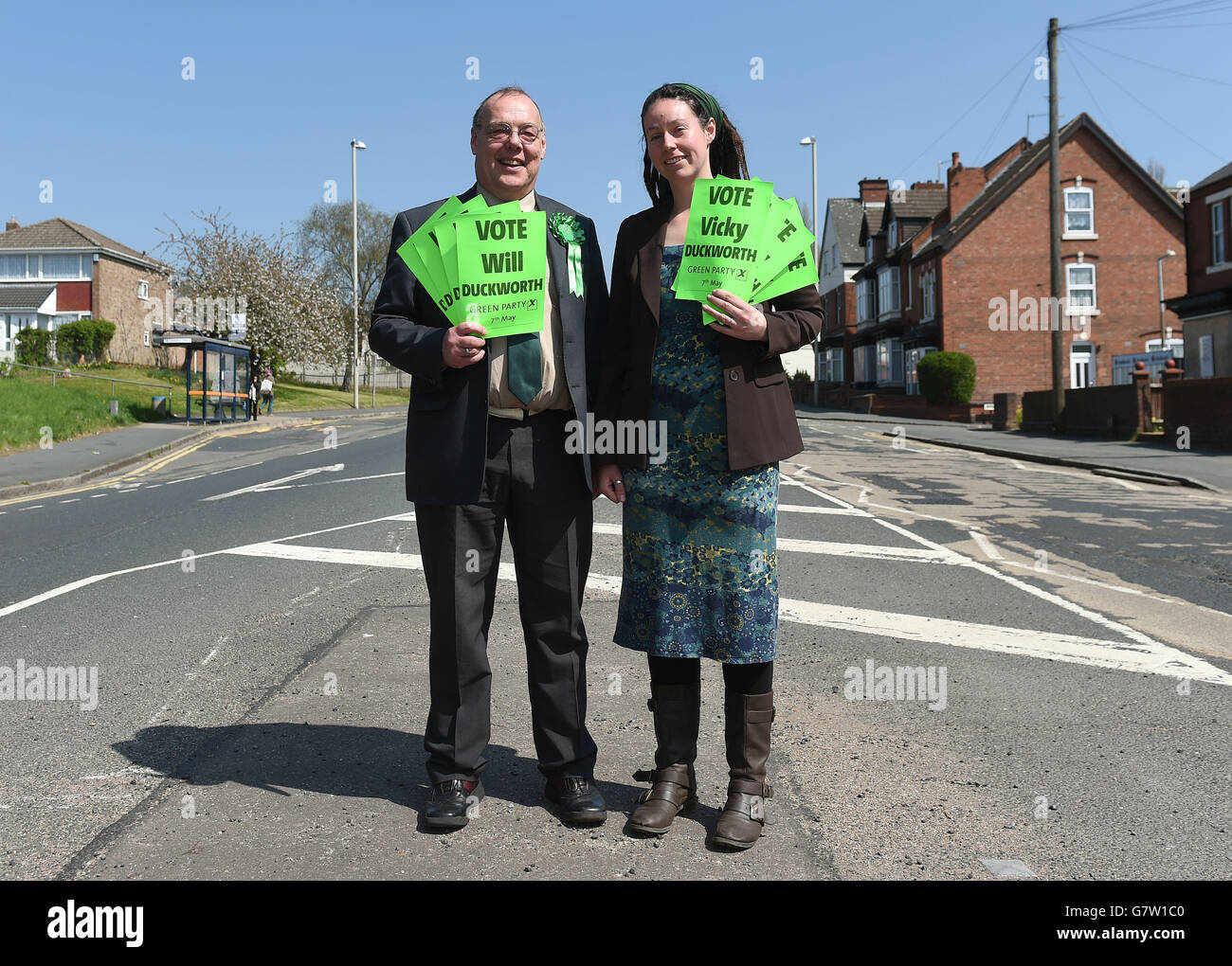 Husband and wife, Will and Vicky Duckworth, Green Party Parliamentary ...
