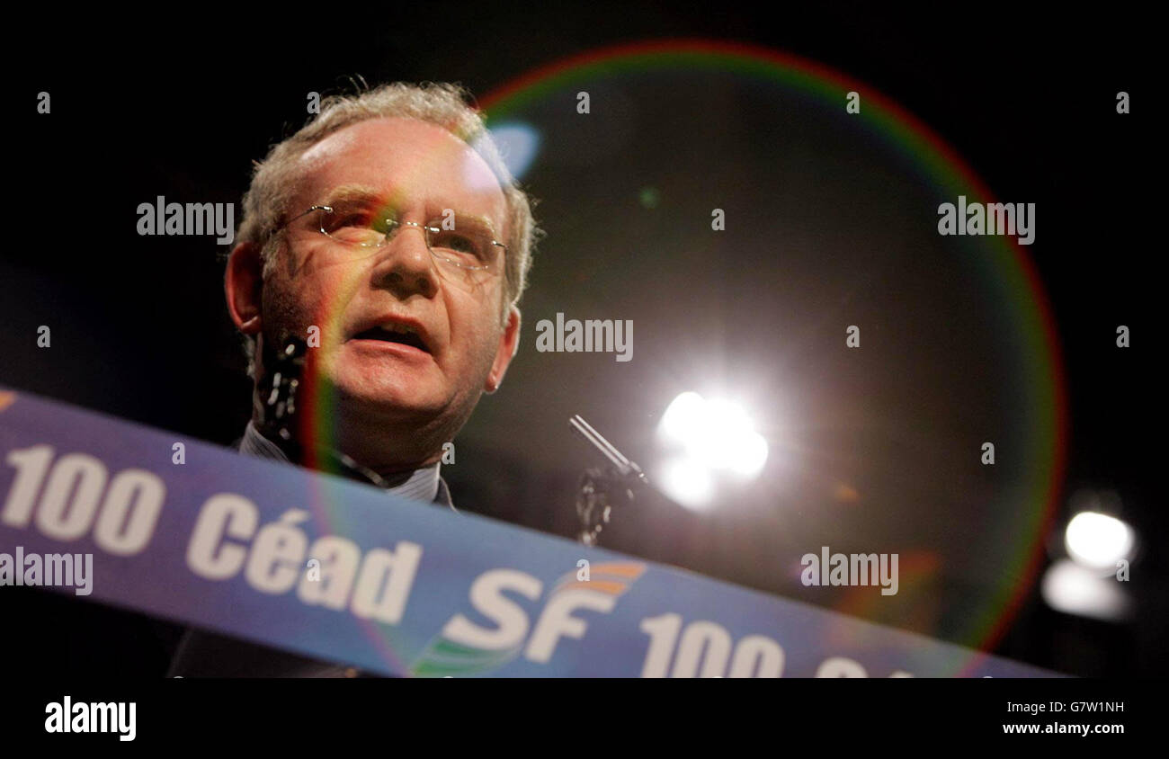 Sinn fein chief negotiator hi-res stock photography and images - Alamy