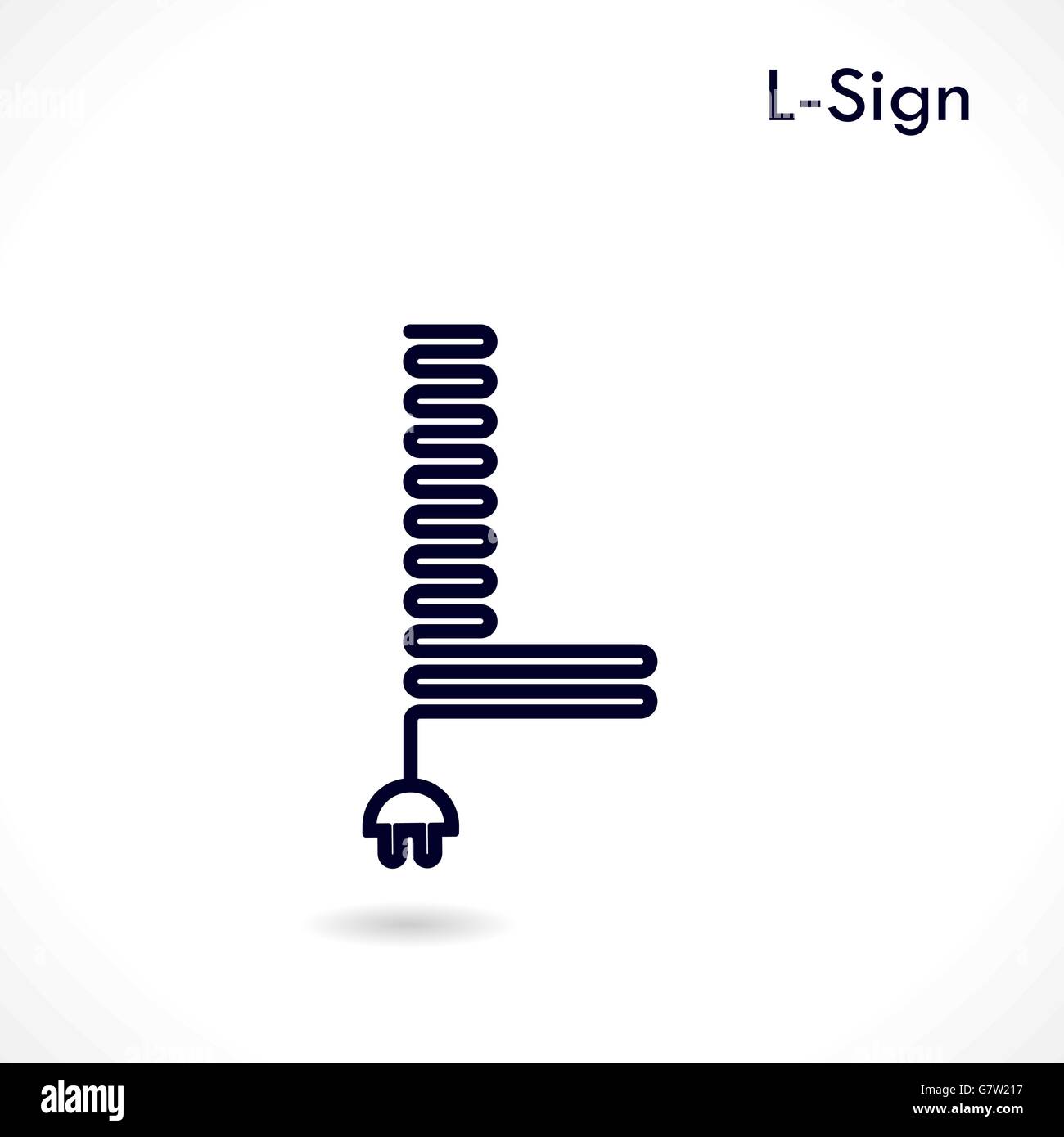 Creative L- letter icon abstract logo design vector template.Creative L ...