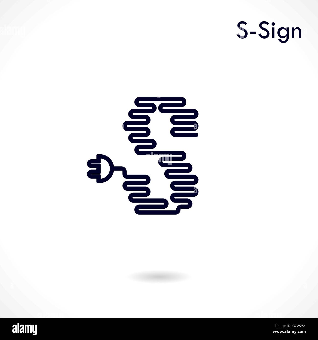Creative S- letter icon abstract logo design vector template.Creative S ...