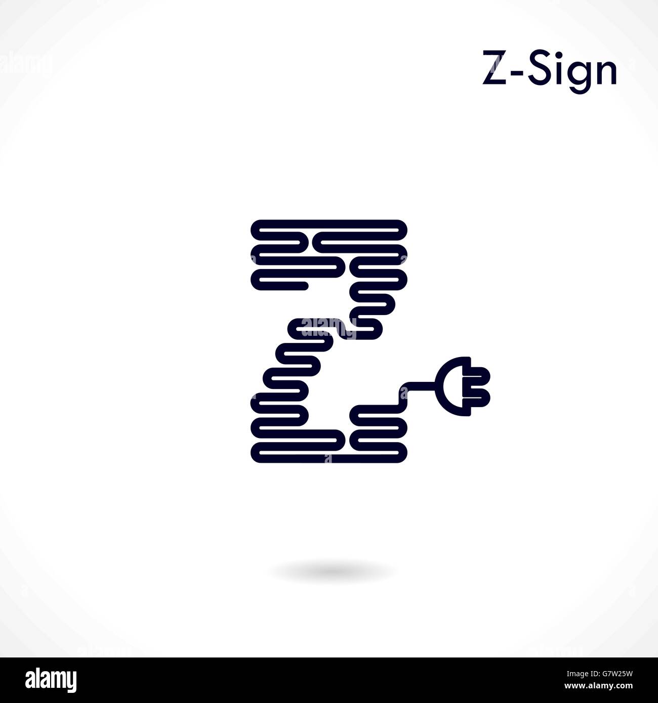 Creative Z- letter icon abstract logo design vector template.Creative Z ...