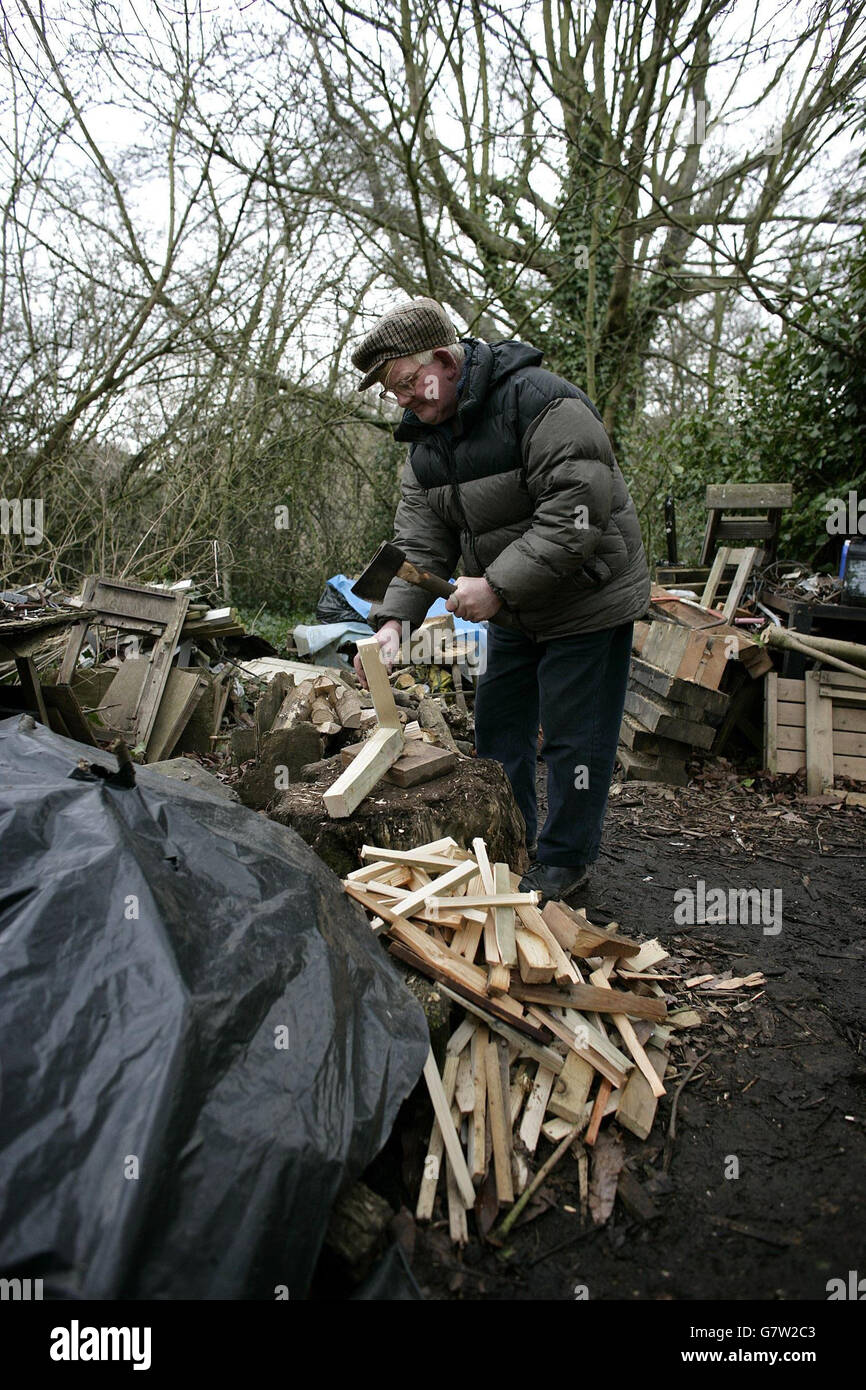 Squatter Harry Hallowes - Athlone House - Hampstead Heath Stock Photo ...