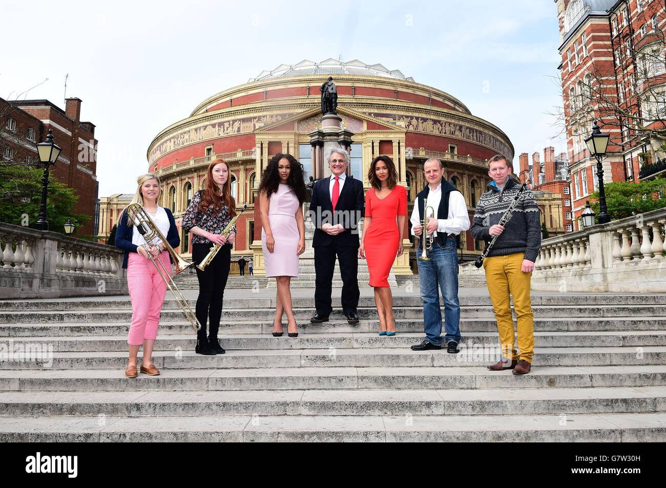 Left right classic fm presenters rebecca ferguson hi-res stock ...