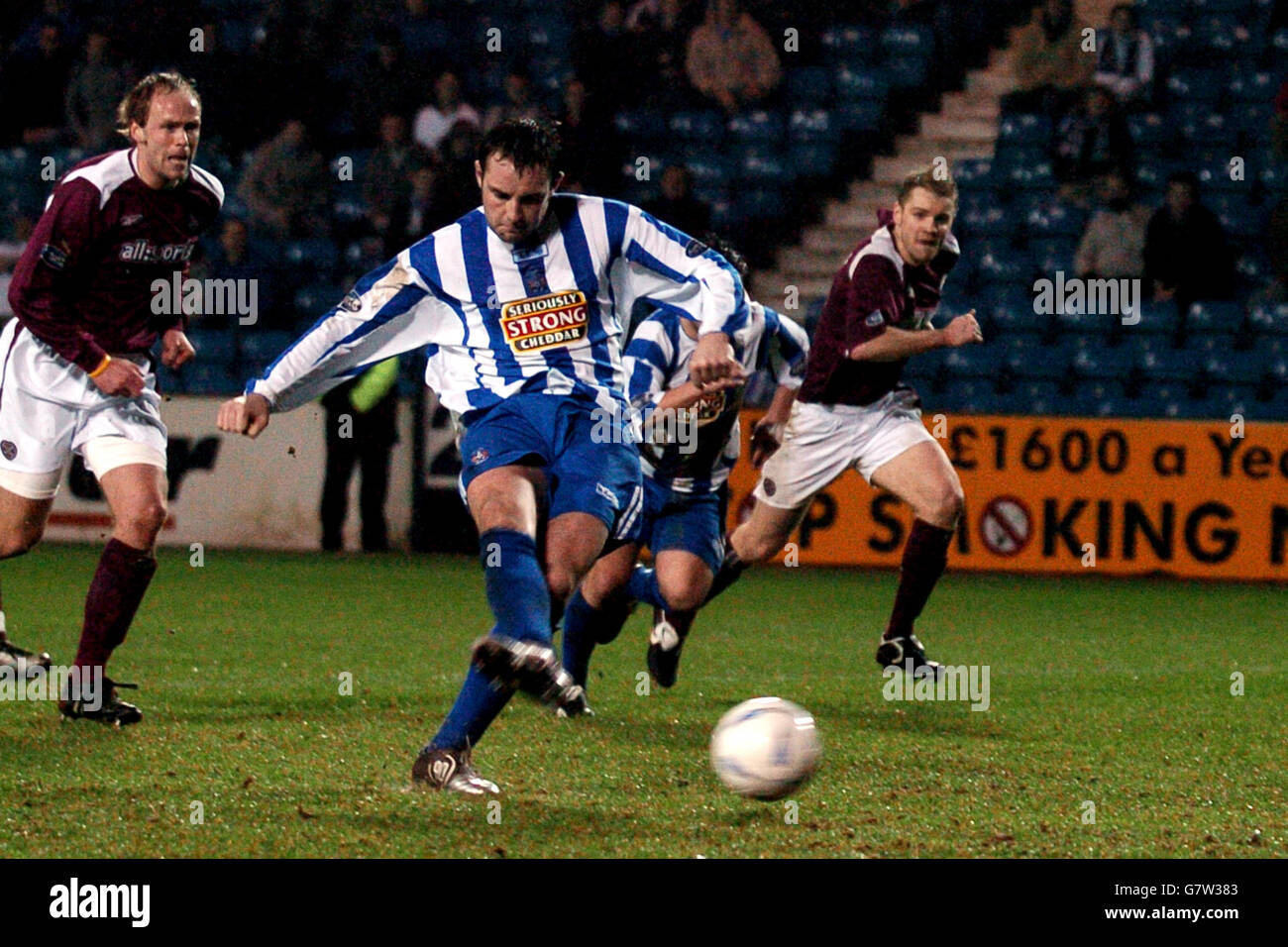 Kilmarnock's Kris Boyd scores their consolation goal from the penalty ...