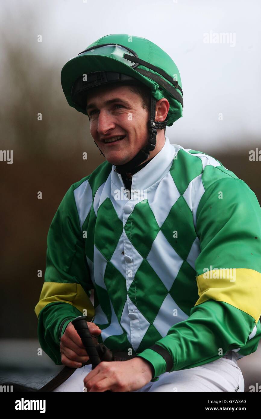 Shane Foley after guiding Ramone to victory in the Lodge Park Stud ...