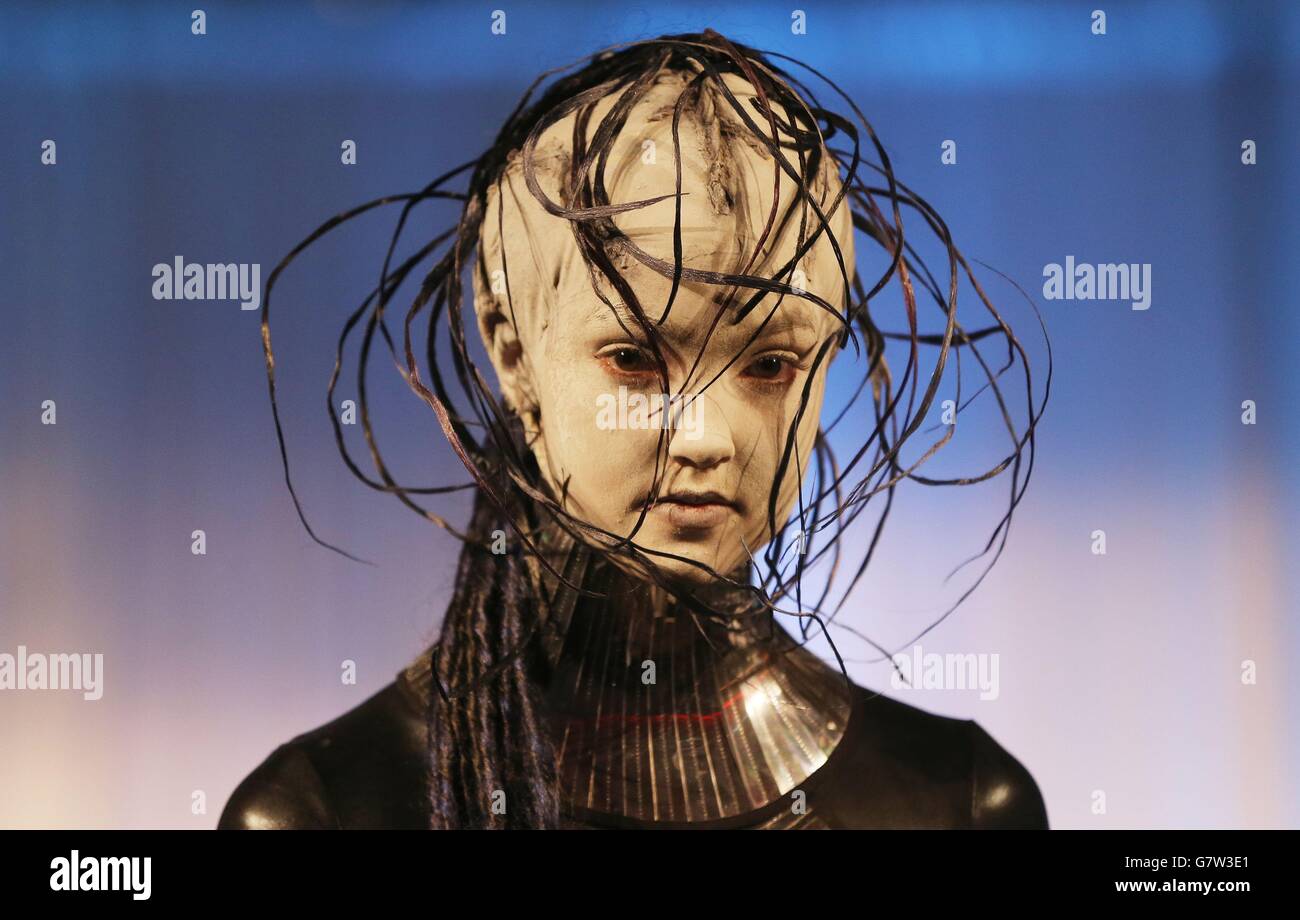 Model Alex Quinn styled by Nicole O'Gorman during the Irish ...