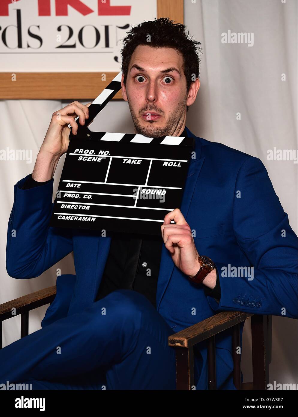 Presenter of Best Newcomer Female Blake Harrison during the Jameson ...