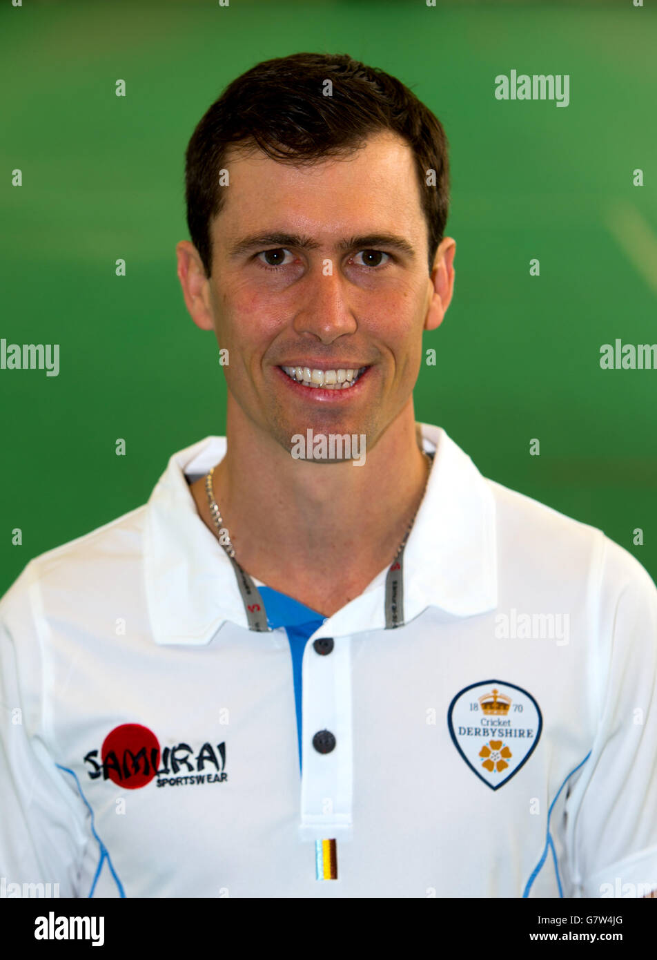 Cricket - Derbyshire CCC Media Day - 3aaa County Ground Stock Photo - Alamy