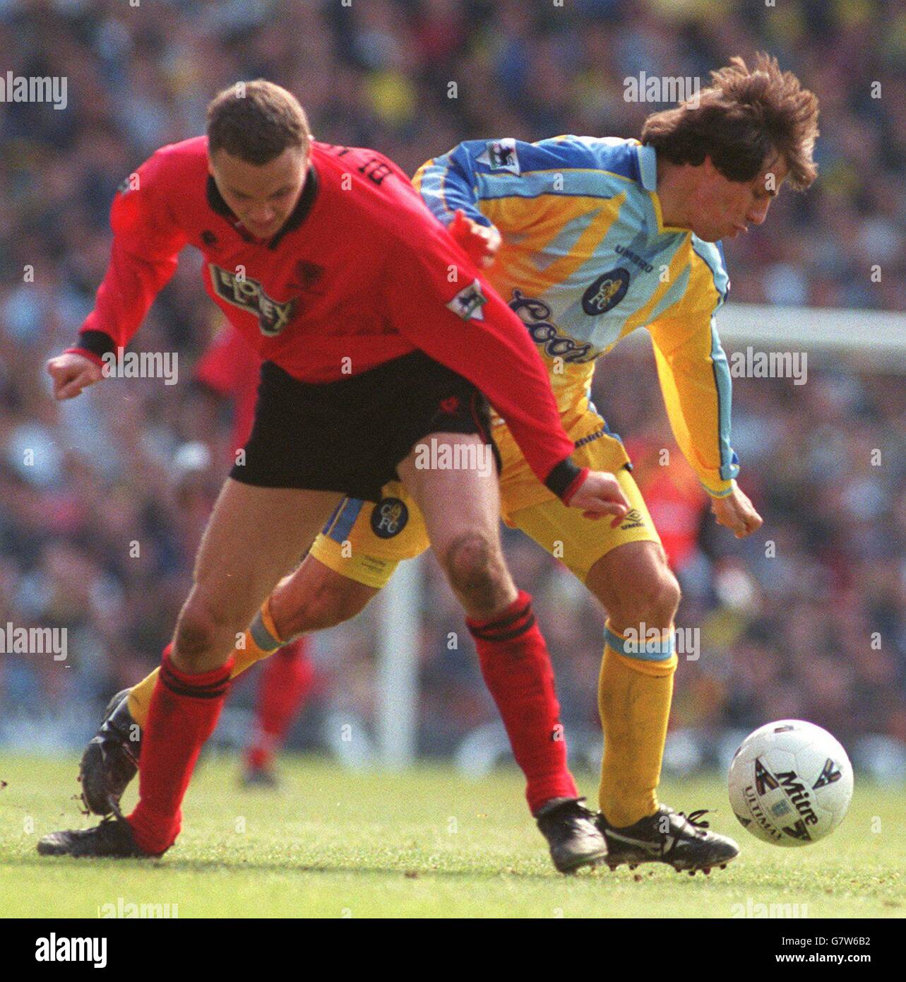 Dean Blackwell, Wimbledon battles with the Italian ace Gianfranco Zola ...