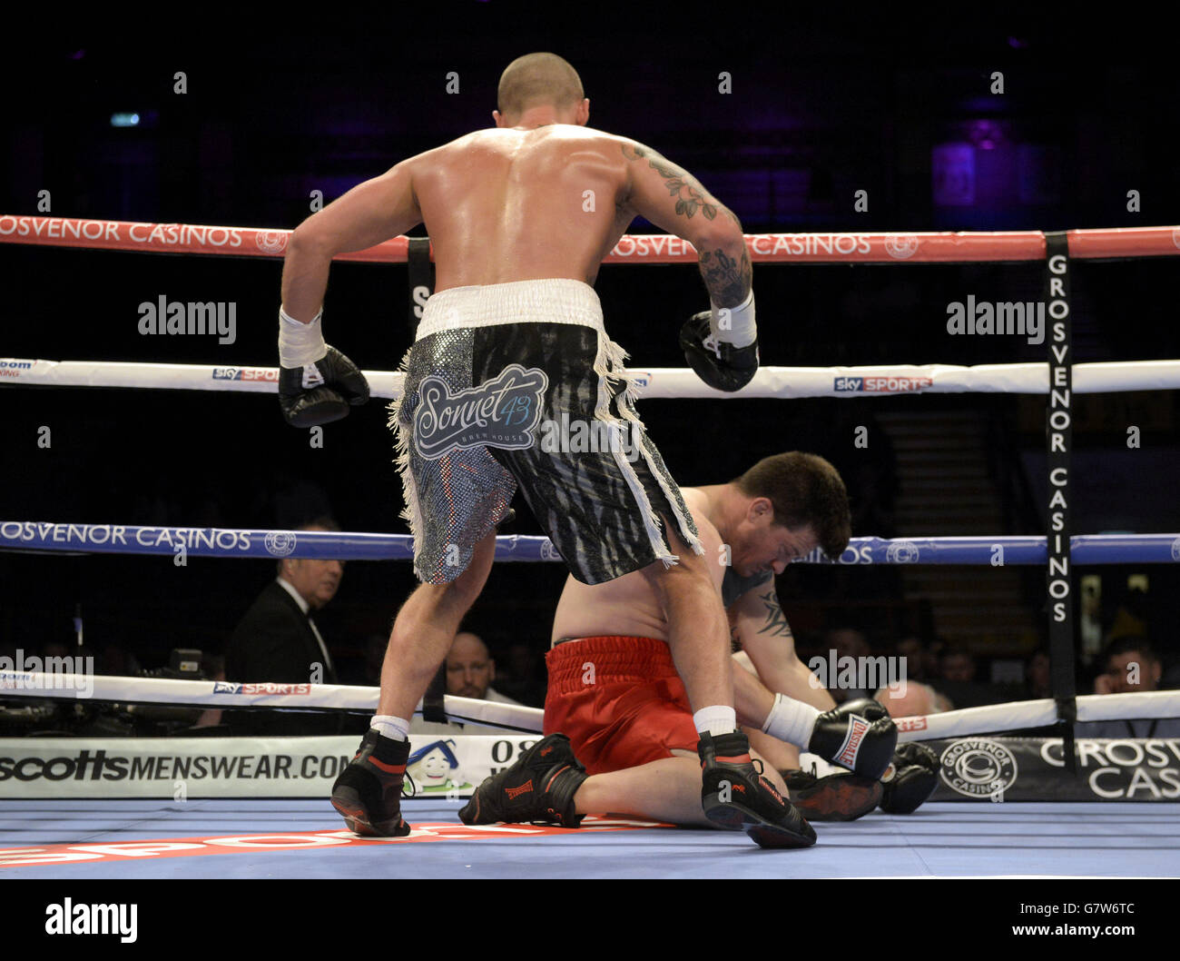 Boxing - Metro Radio Arena Stock Photo - Alamy