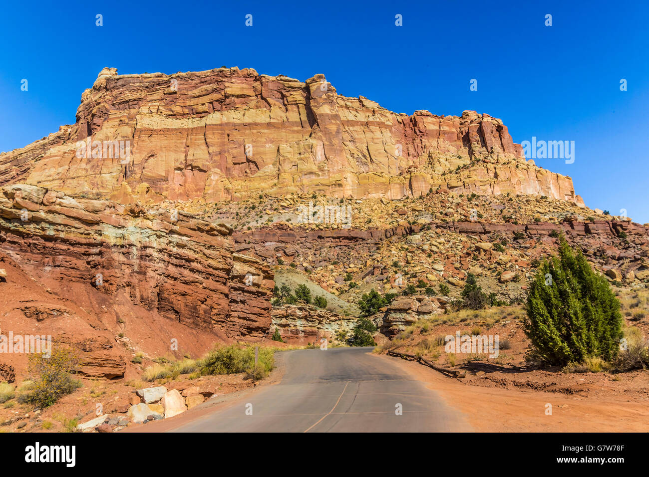 landscape of capitol reef national park, utah us Stock Photo - Alamy