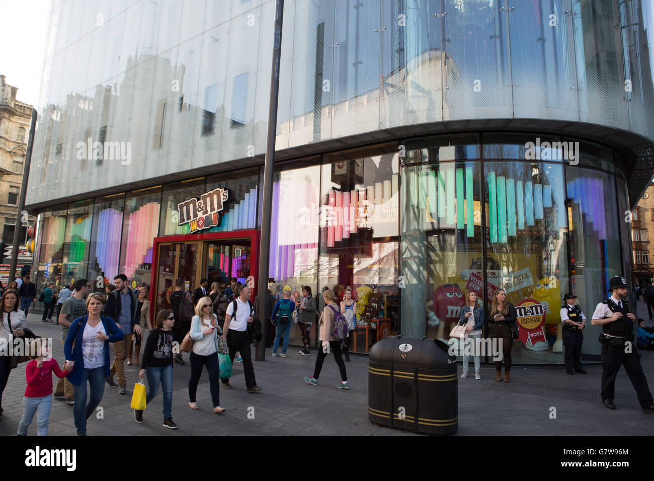 M&M's Character Election - London. M&M's World Store in Leicester ...