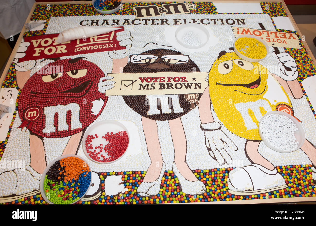 M&M's Character Election - London Stock Photo - Alamy