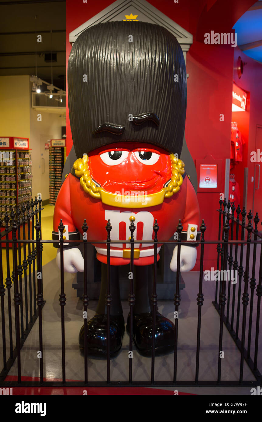 M&M's Character Election - London. M&M's World Store in Leicester ...