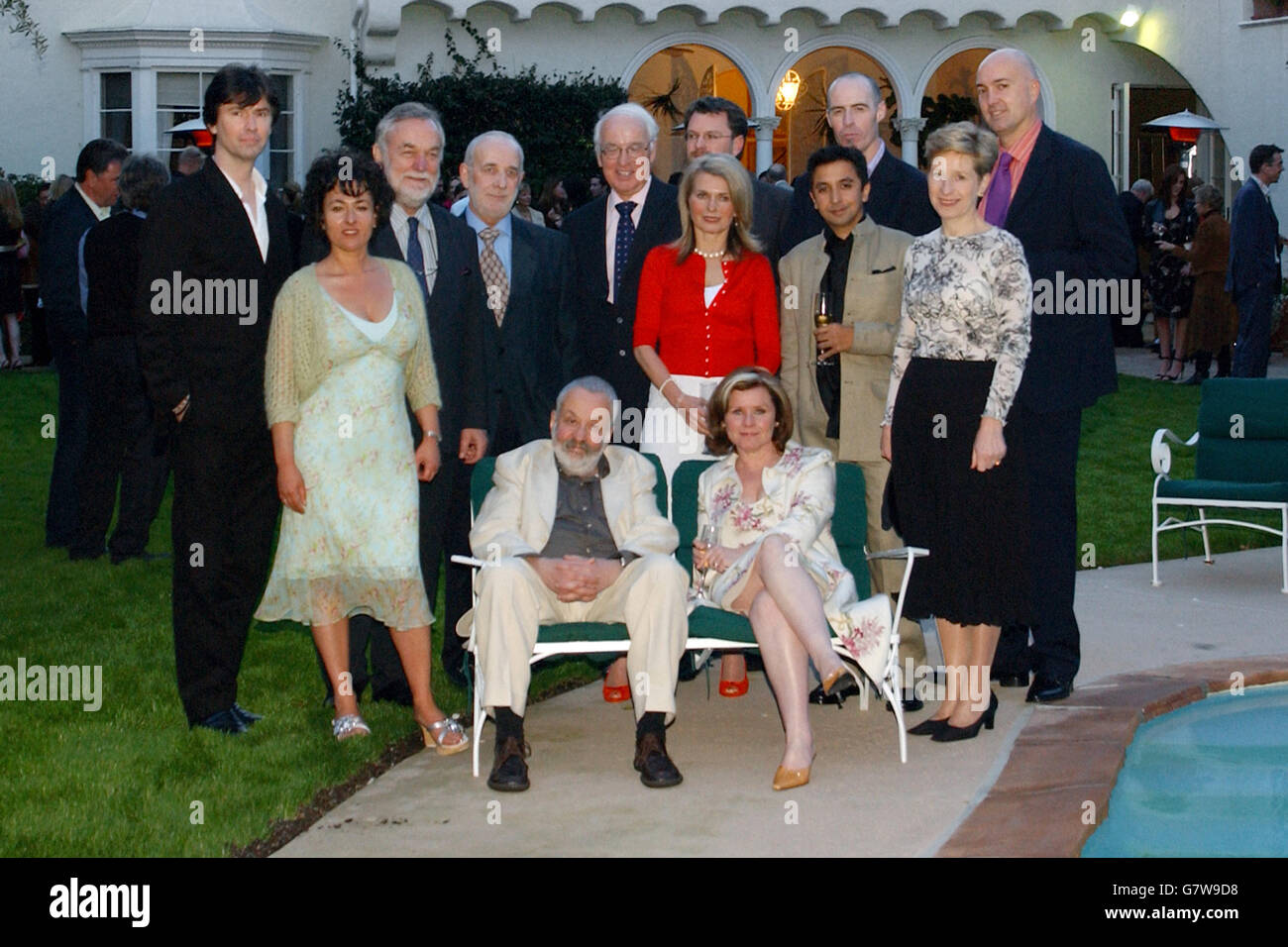 British consul general peter hunt and his wife anne hi-res stock ...