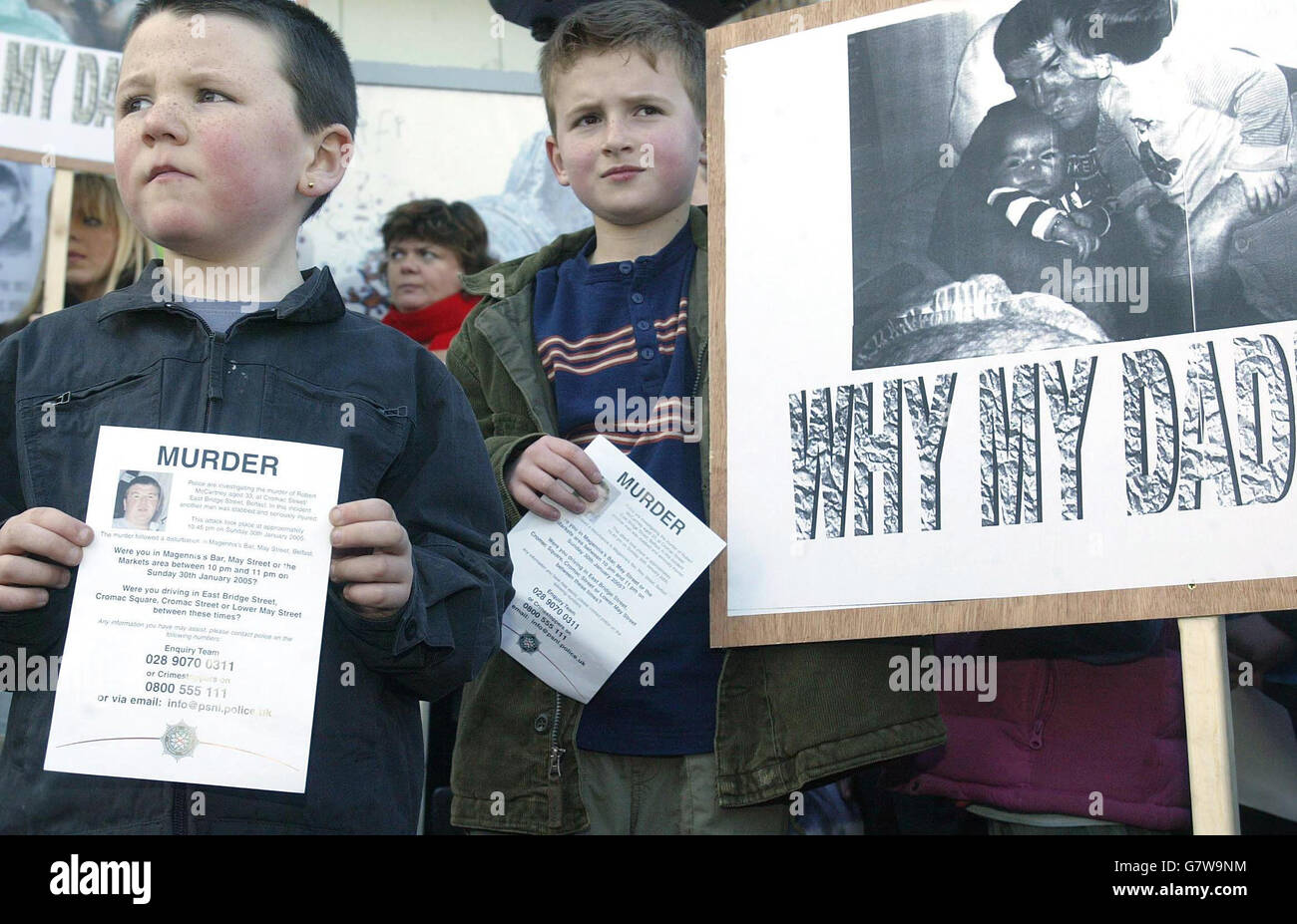 Robert McCartney rally Stock Photo - Alamy