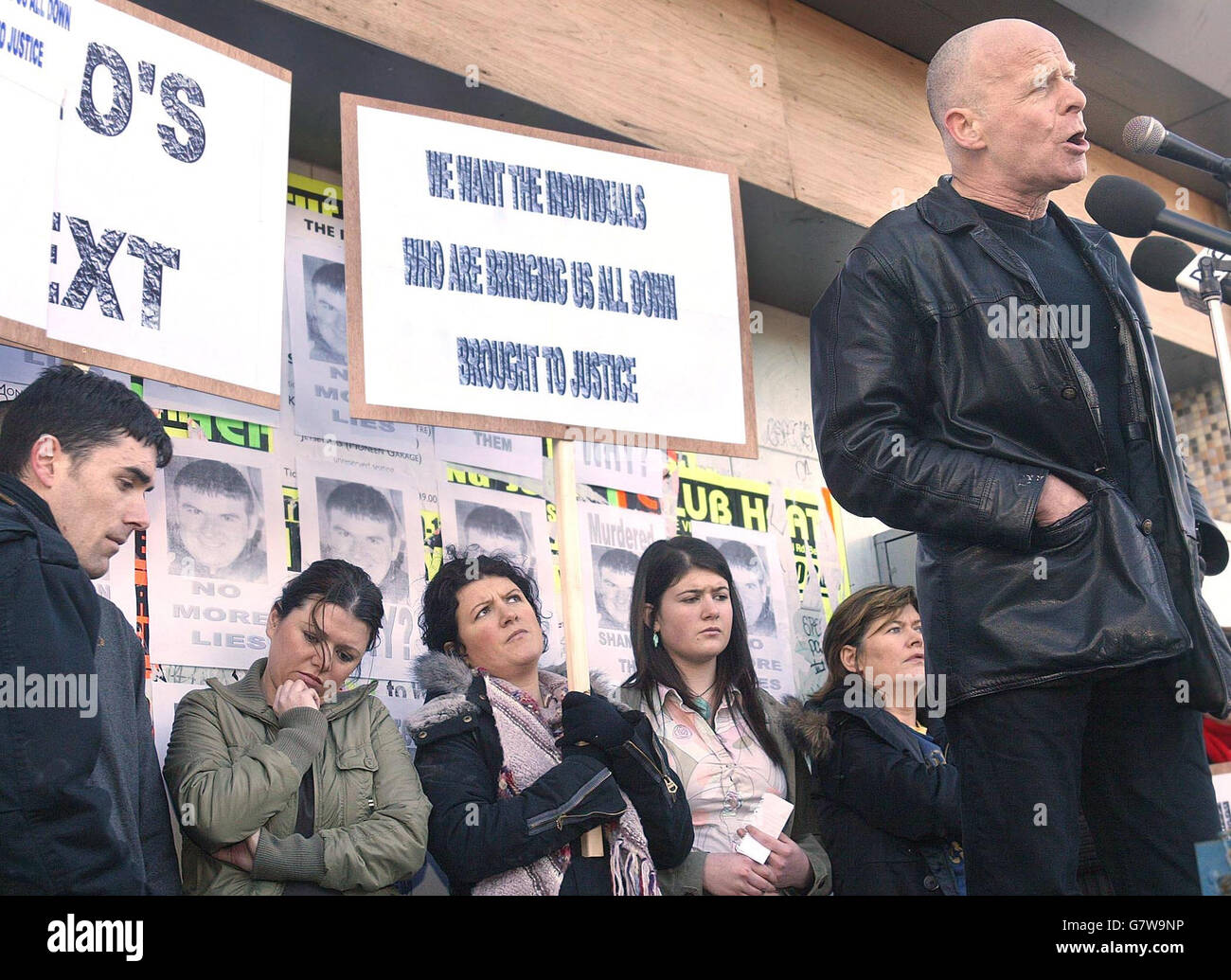 Robert McCartney rally Stock Photo - Alamy