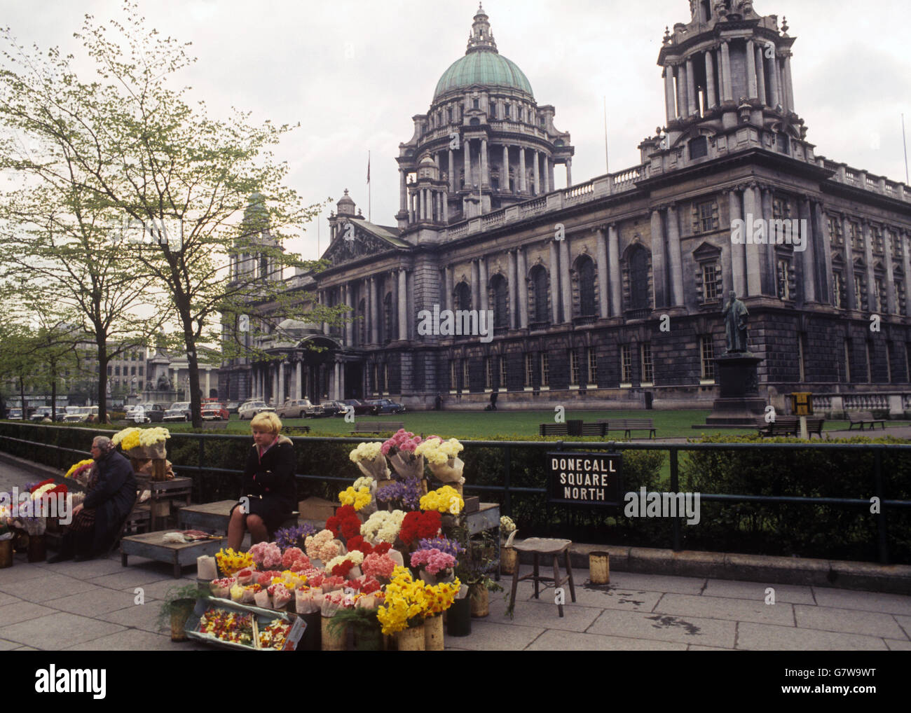 Northern Ireland - Traditional Flower Sellers - City Hall, Belfast ...