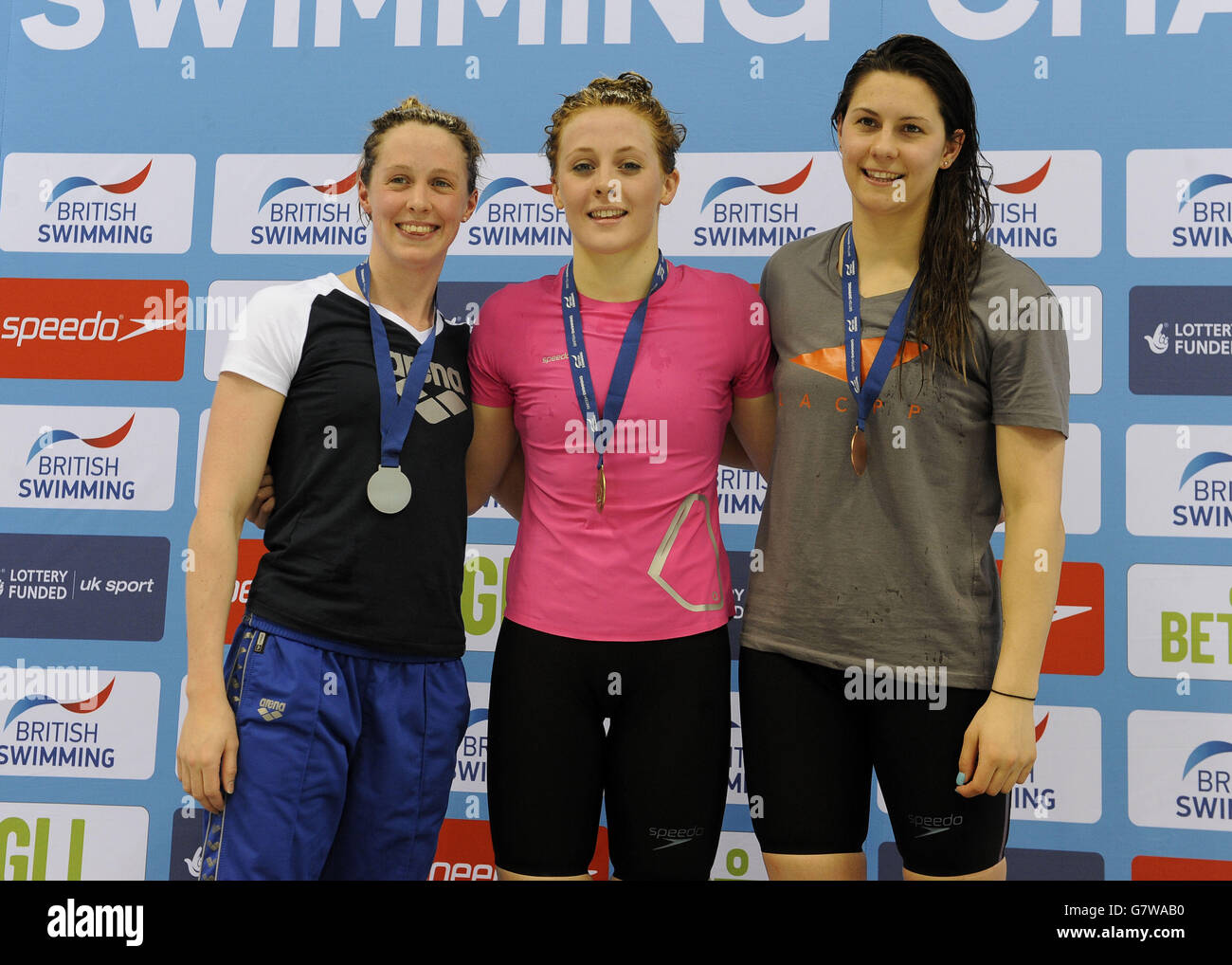 Swimming - British Swimming Championships - Day Three - London Aquatics Centre Stock Photo - Alamy