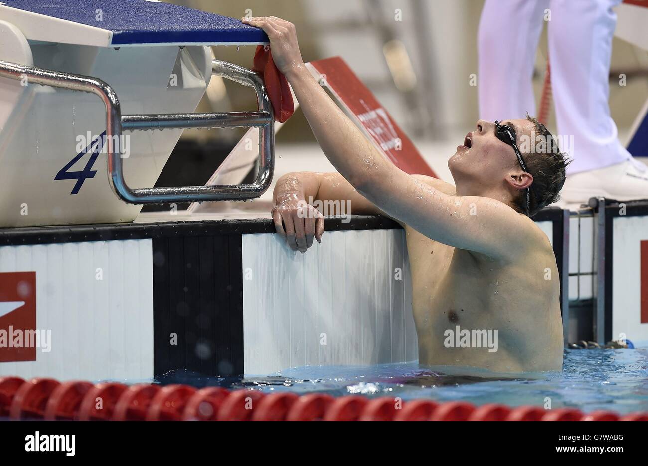 Perth City's Stephen Milne after the Men's 1500m Freestyle Final Heat ...