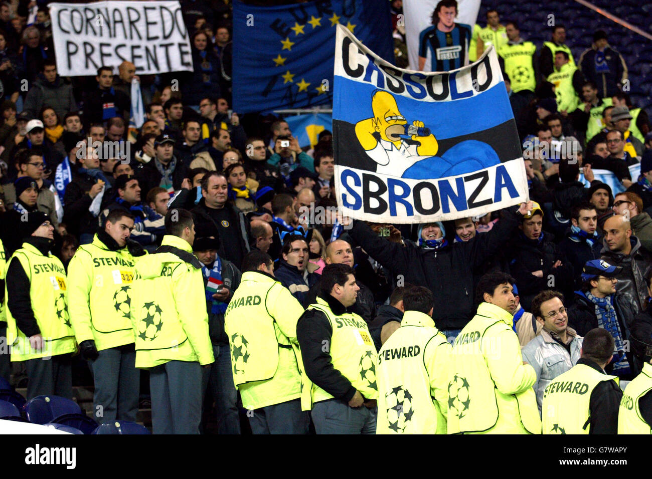 Football matchday 7 md7 wed internazionale fans flags flag starball ...