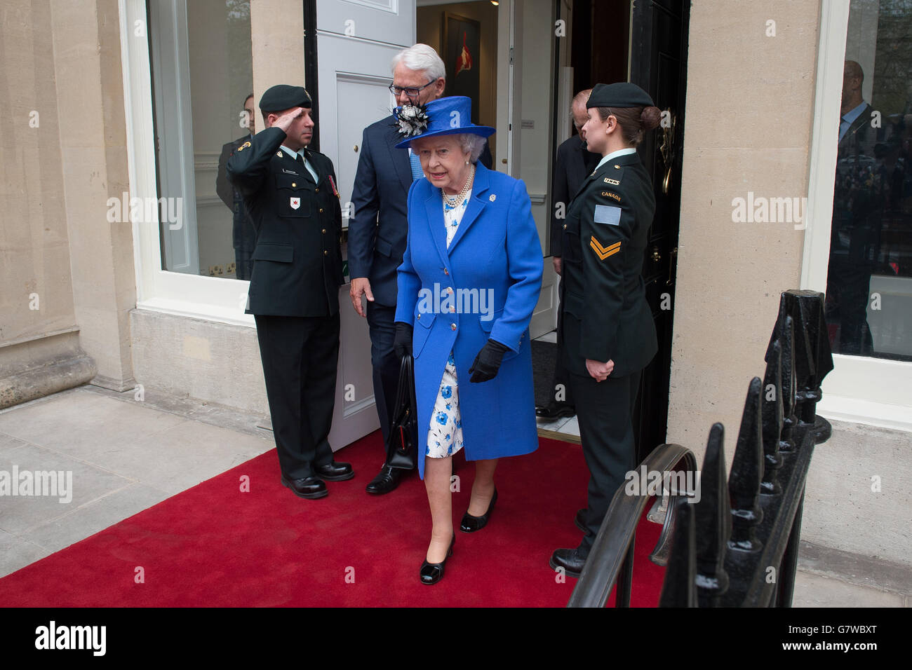 Reception for Canadian Regiments Stock Photo - Alamy