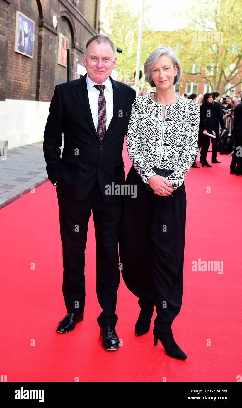 Robert Glenister and Celia attending a Gala Celebration in honour of ...